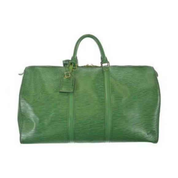 Louis Vuitton | Bags | Louis Vuitton Boston Bag Green | Poshmark